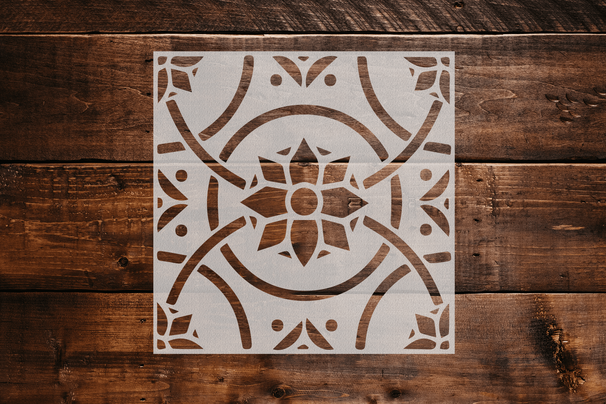 Geometric Pattern Stencil - Art and Wall Stencil - Stencil Giant