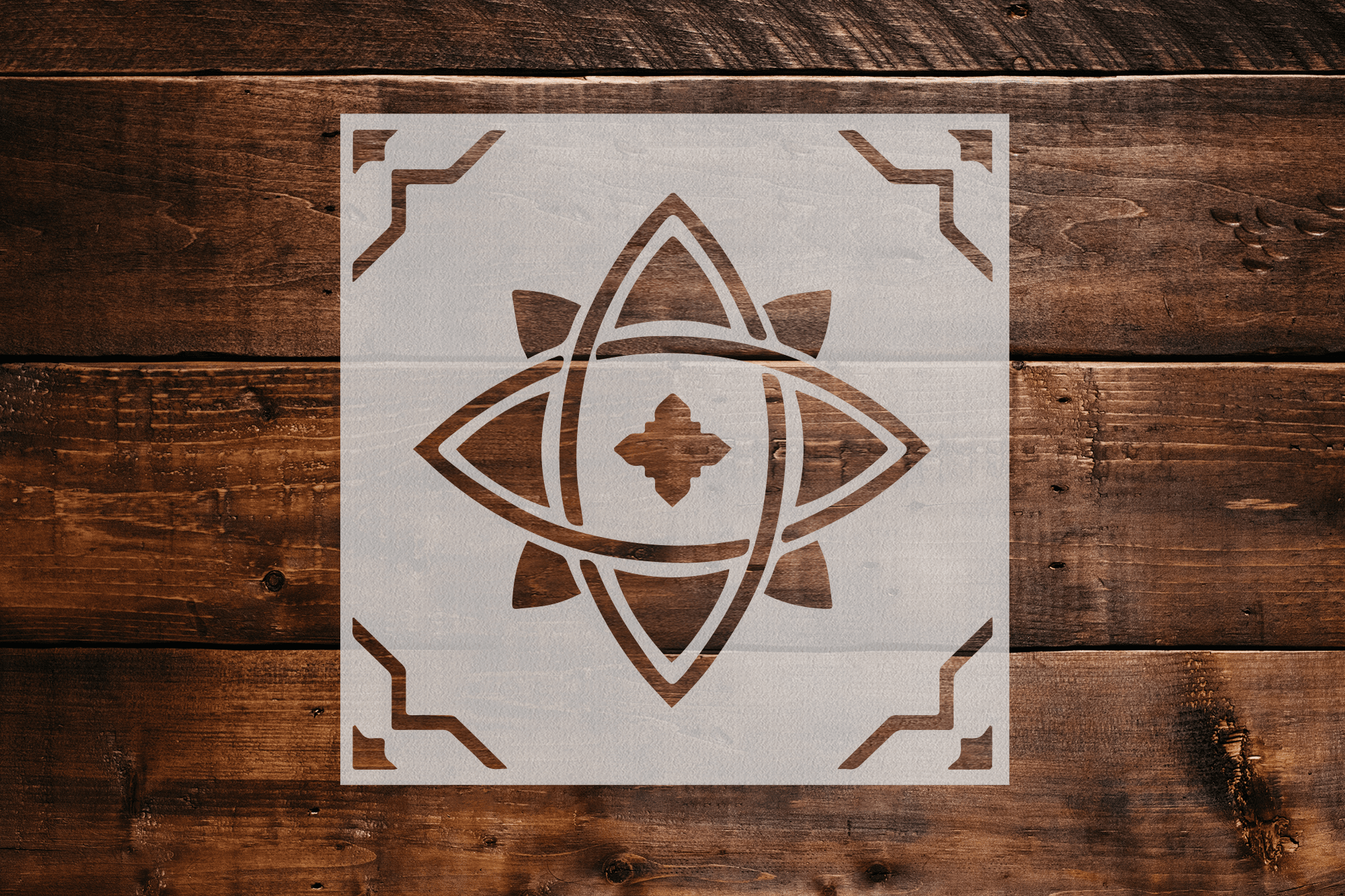 Geometric Pattern Stencil - Art and Wall Stencil - Stencil Giant