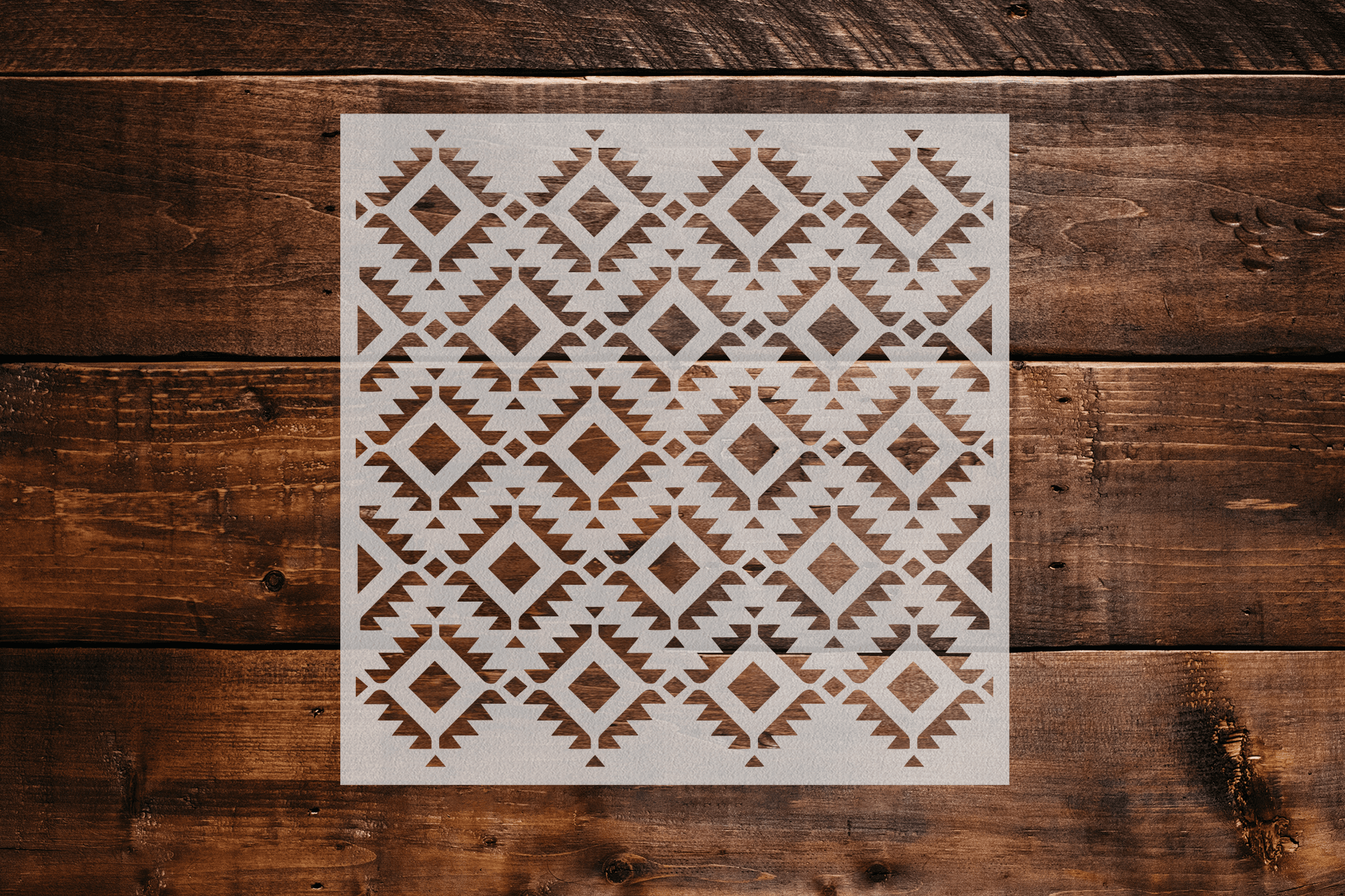 Geometric Pattern Stencil - Art And Wall Stencil - Stencil Giant
