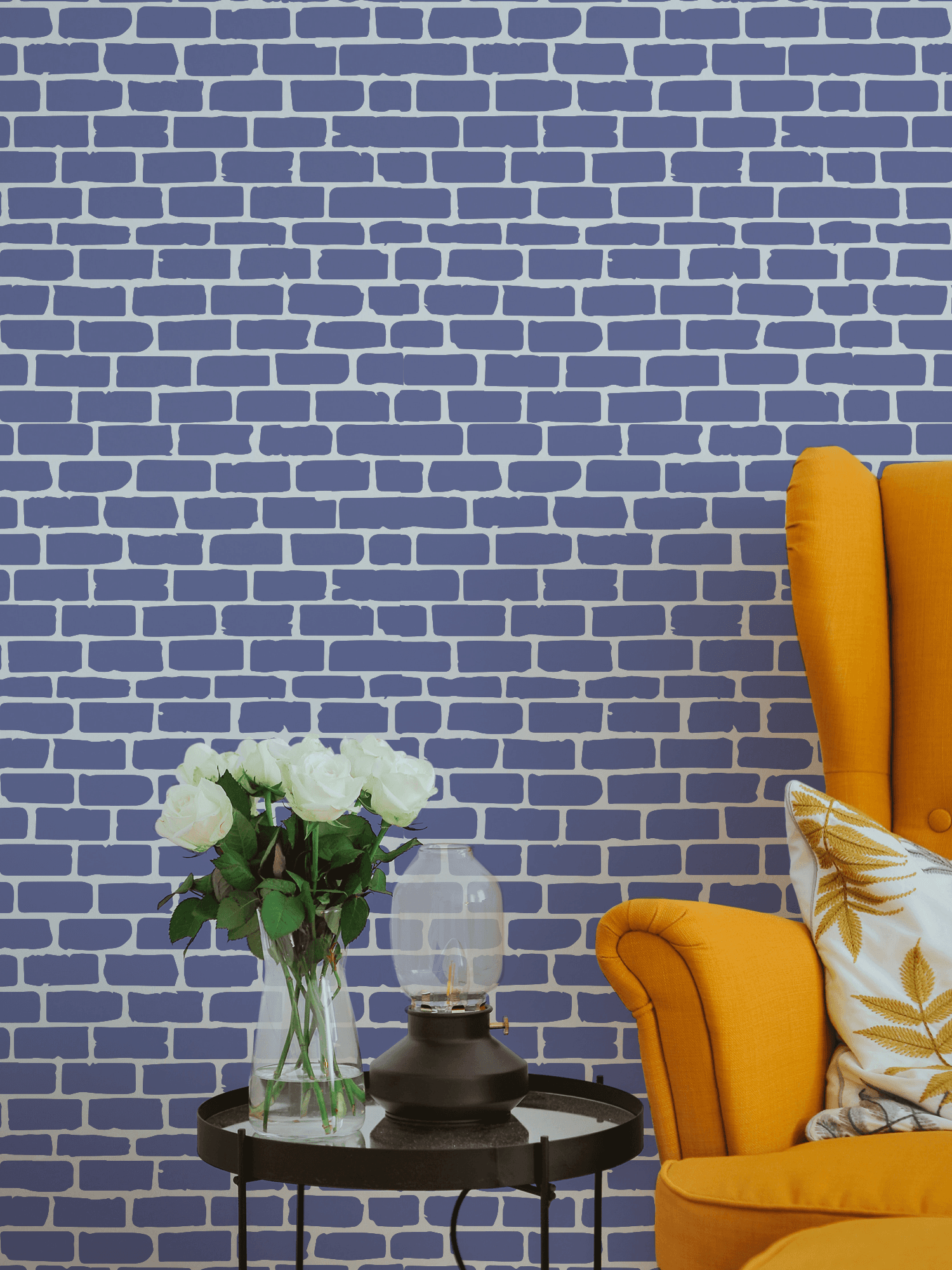 Brick Pattern Stencil - Art and Wall Stencil - Stencil Giant