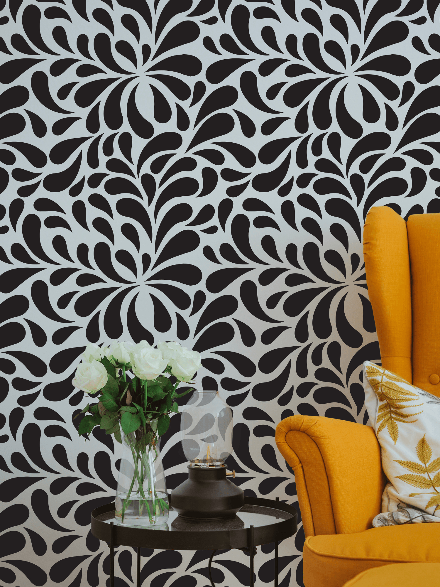 Geometric Pattern Stencil - Art and Wall Stencil - Stencil Giant