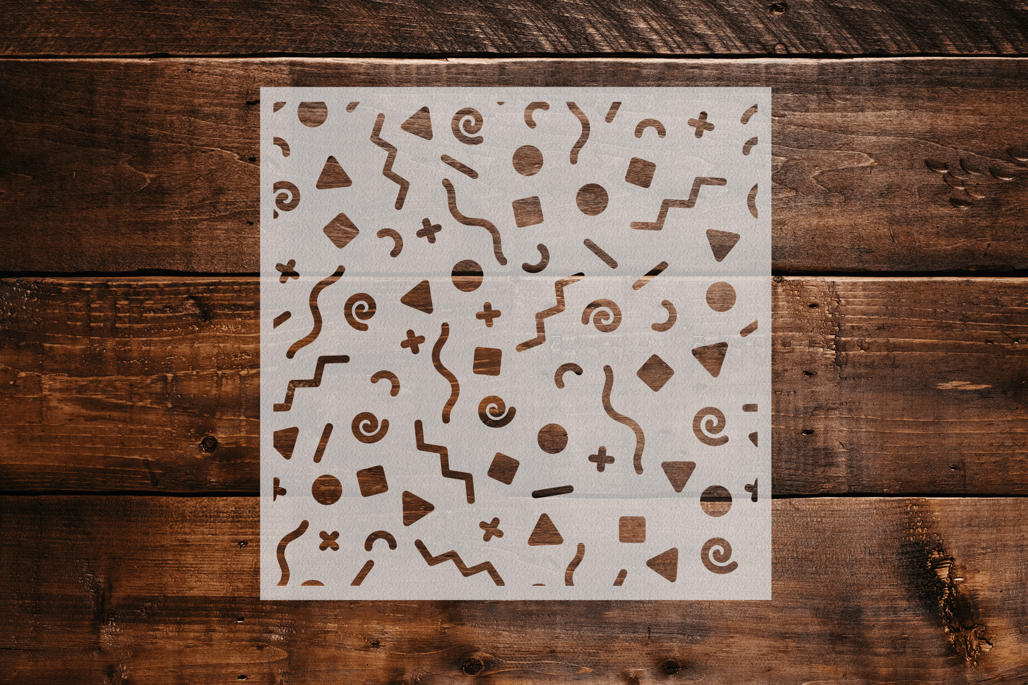 Shapes Stencil - Art and Wall Stencil - Stencil Giant